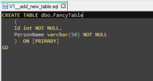Deploying SQL Server schema changes using Flyway migration scripts | OdeToData